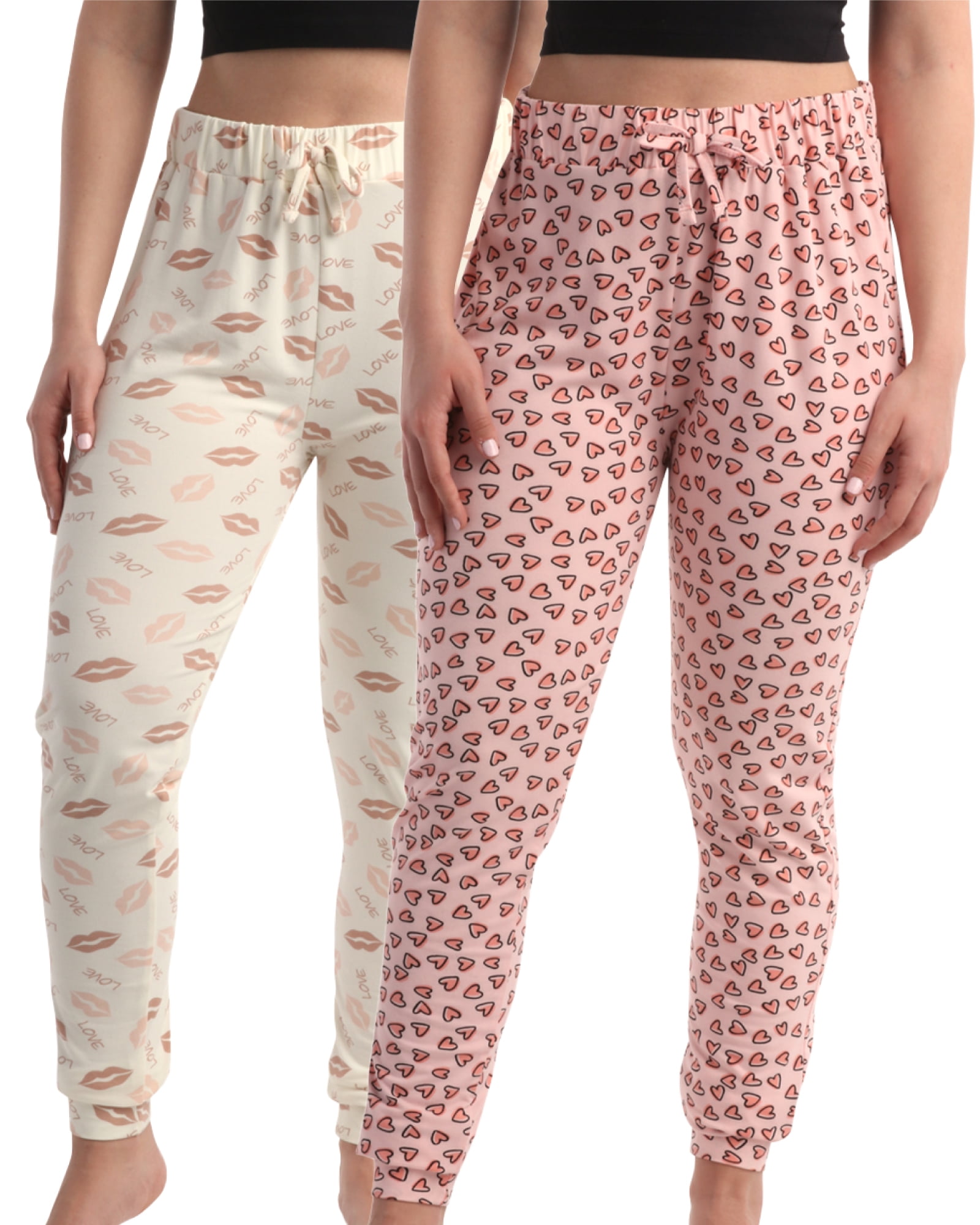 dELiA*s Women's Pajama Pants - 2 Pack Super Soft Classic Fit or Jogger ...