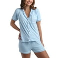 dELiA*s Women's Pajamas - 2 Piece Super Soft Button Down Sleep Shirt ...