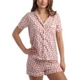 dELiA*s Women's Pajamas - 2 Piece Super Soft Button Down Sleep Shirt ...