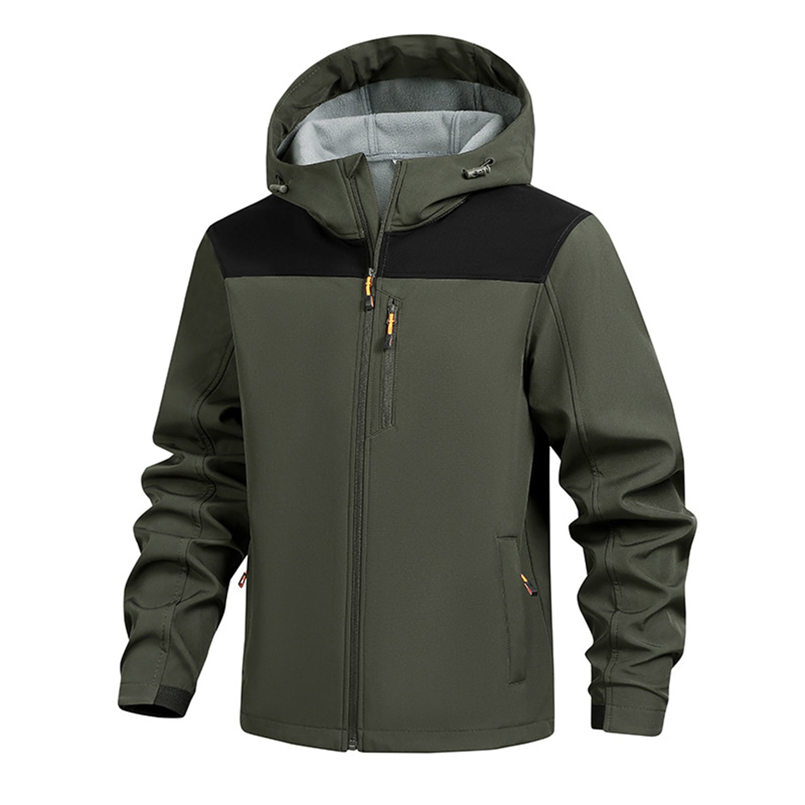 dGslk Waterproof Softshell Jacket for Men Outdoor Windproof Lightweight ...