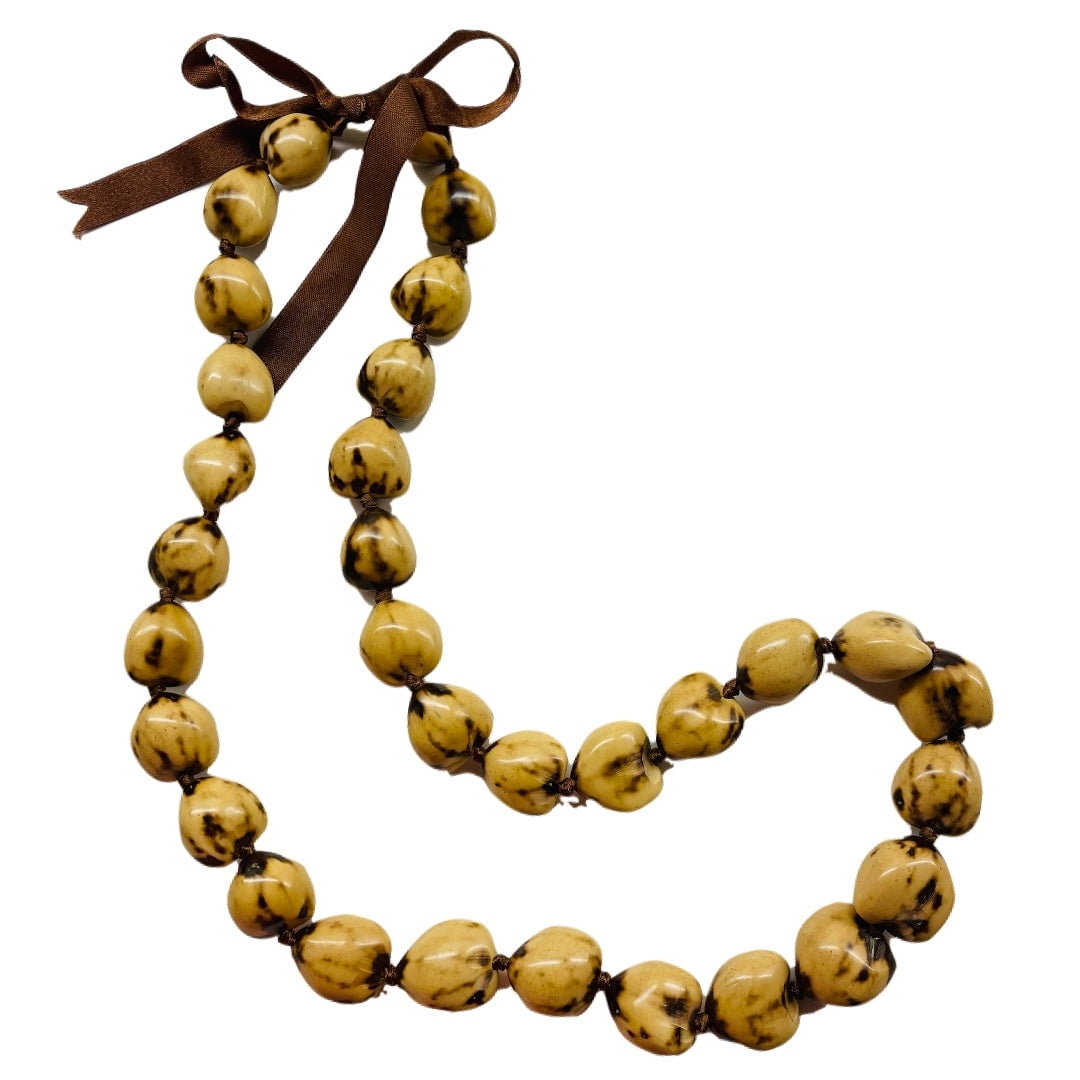 da Hawaiian Store Kukui Nut Necklace Lei (Choose from Many Styles ...