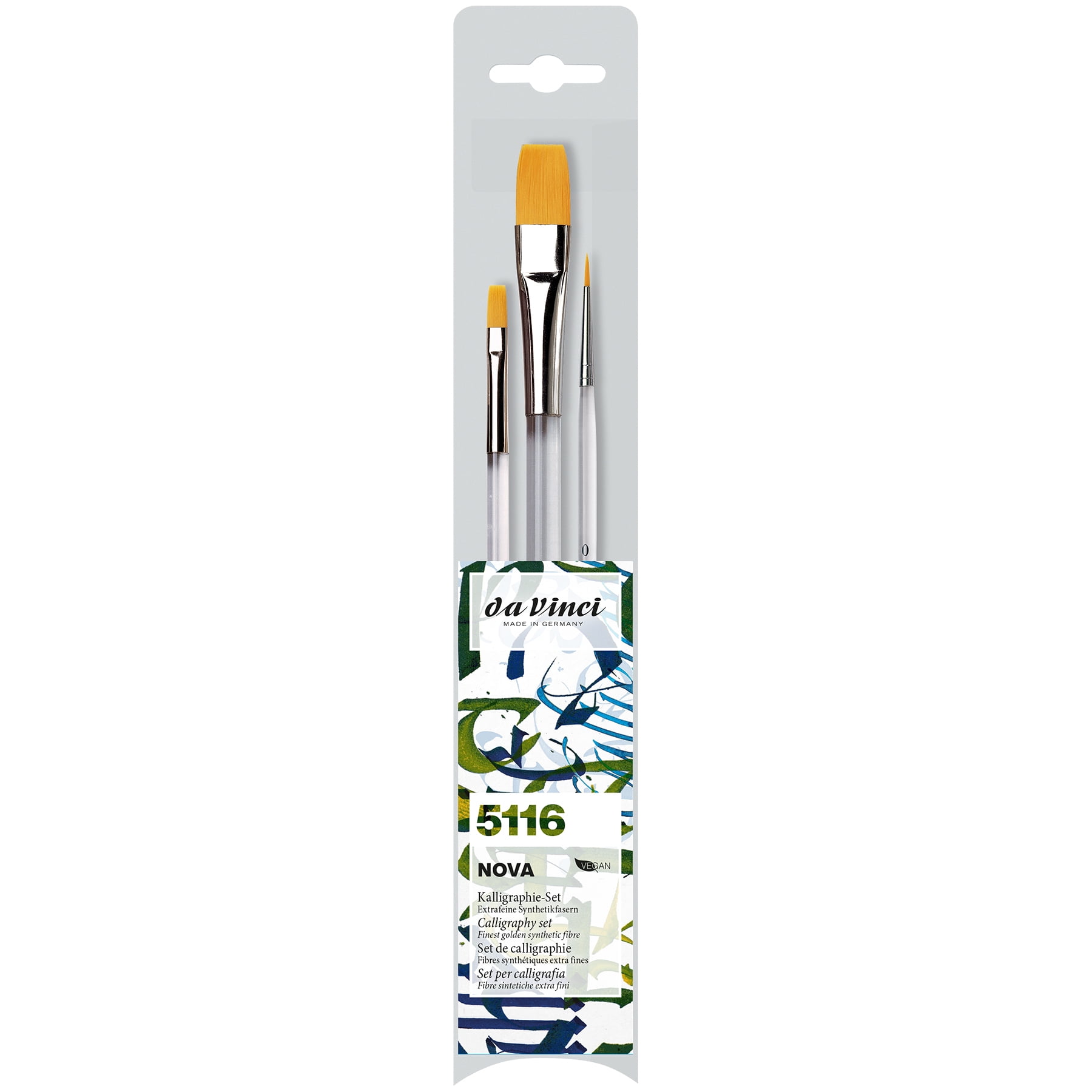 da Vinci NOVA Lettering & Calligraphy Brushes, Synthetic, All Paint ...