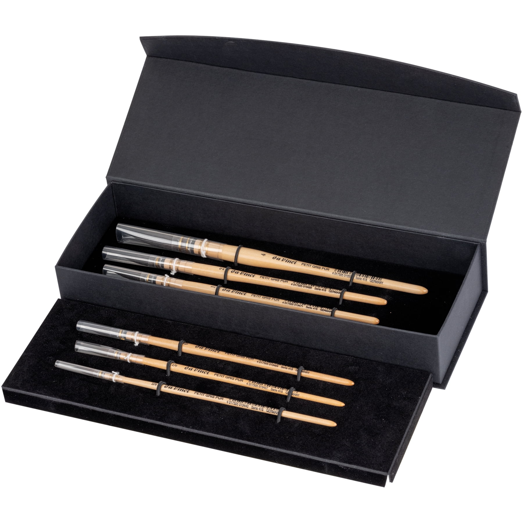 da Vinci PETIT GRIS PUR Wash Brushes, Natural Blue Squirrel, Watercolor ...