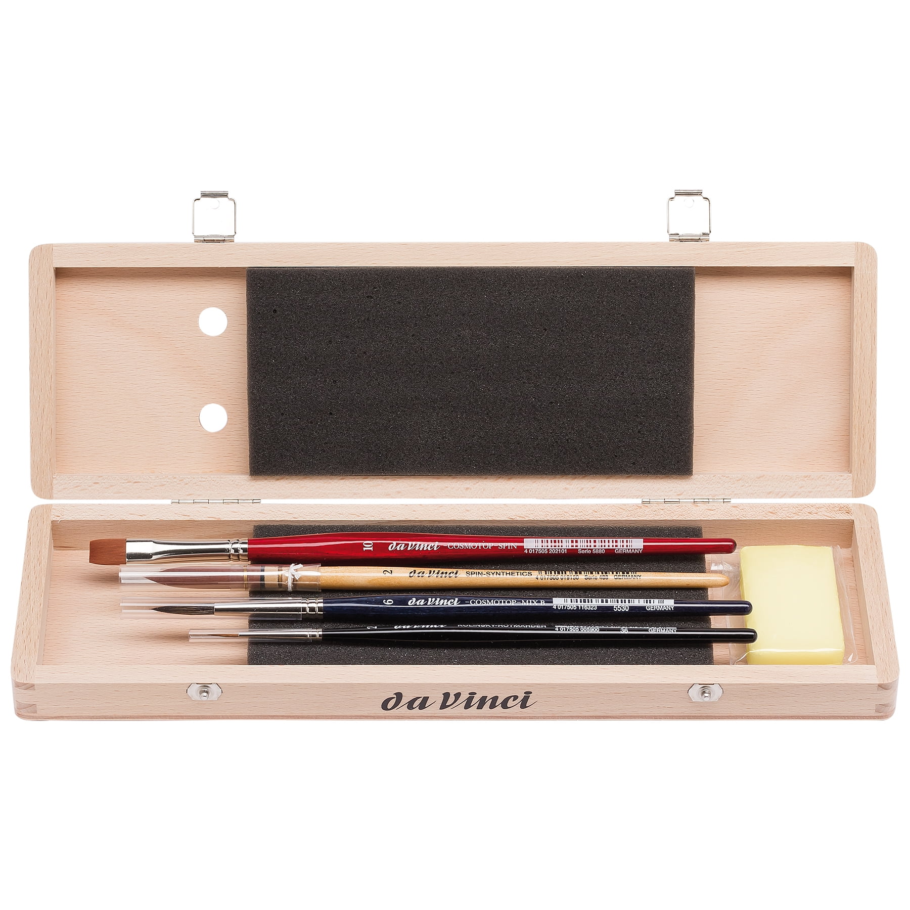 da Vinci Watercolor Brush Set, Watercolor, Assorted, 4 Brush Set in ...