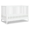 daVinci Sammy Scallop 4 in 1 Convertible Crib, White - Walmart.com