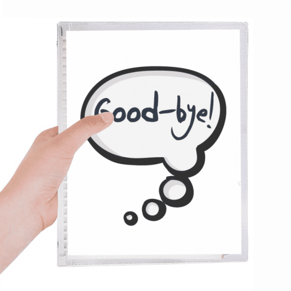 daily language chat goodbye farewell notebook loose diary refillable ...