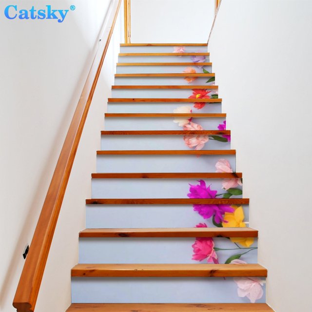 daisy chrysanthemum sticker decal decoration home bookstore wallpaper ...