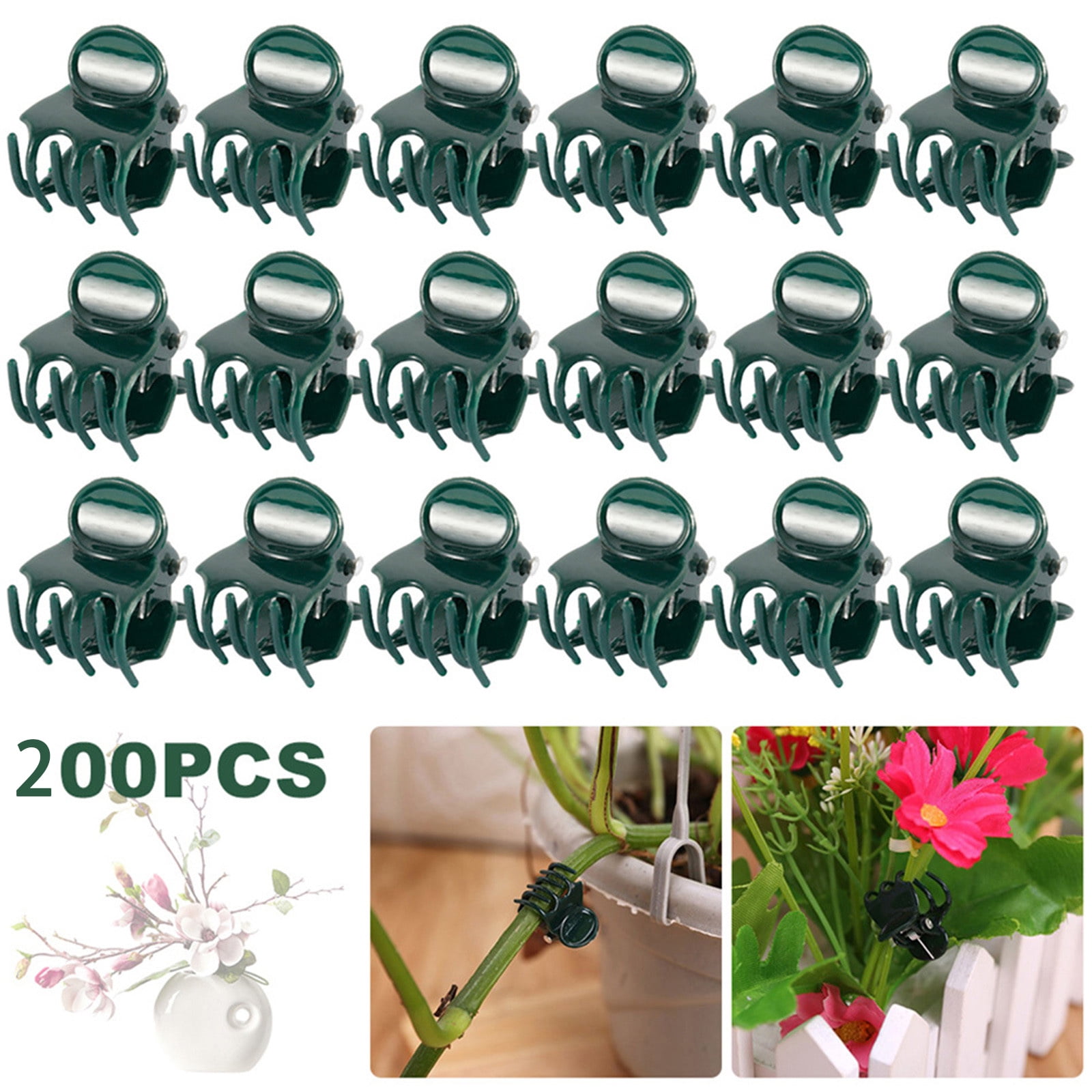 dajkiuy 200 pcs Plant Clips, Orchid Clips Plant Orchid Support Clips ...