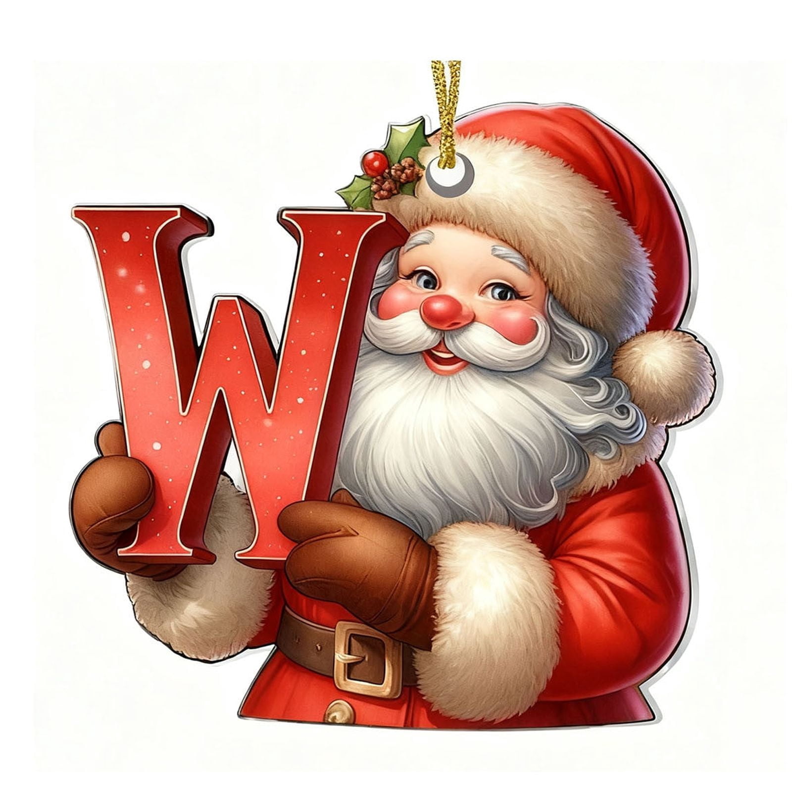 dajkiuy 26 Letter Ornaments Christmas Tree Decoration, Personalized ...