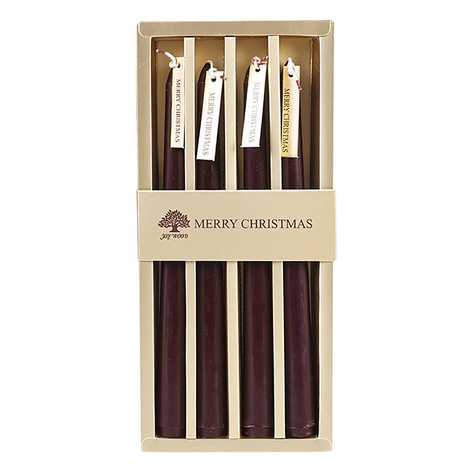 dajkiuy 4 Pack 10" Tall Red Taper Candles,Christmas Taper Candles ...