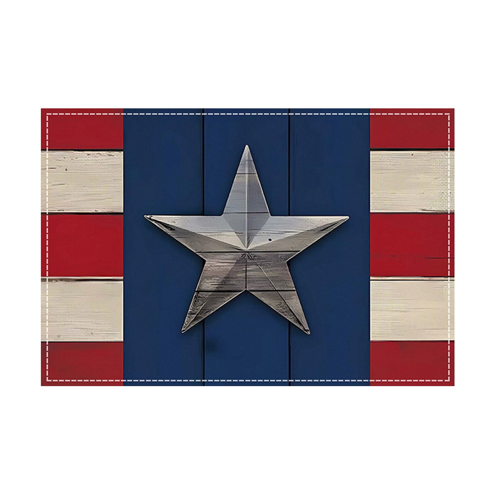 dajkiuy 4th of July Placemats,Independence Day Tables Mats,Patriotic ...