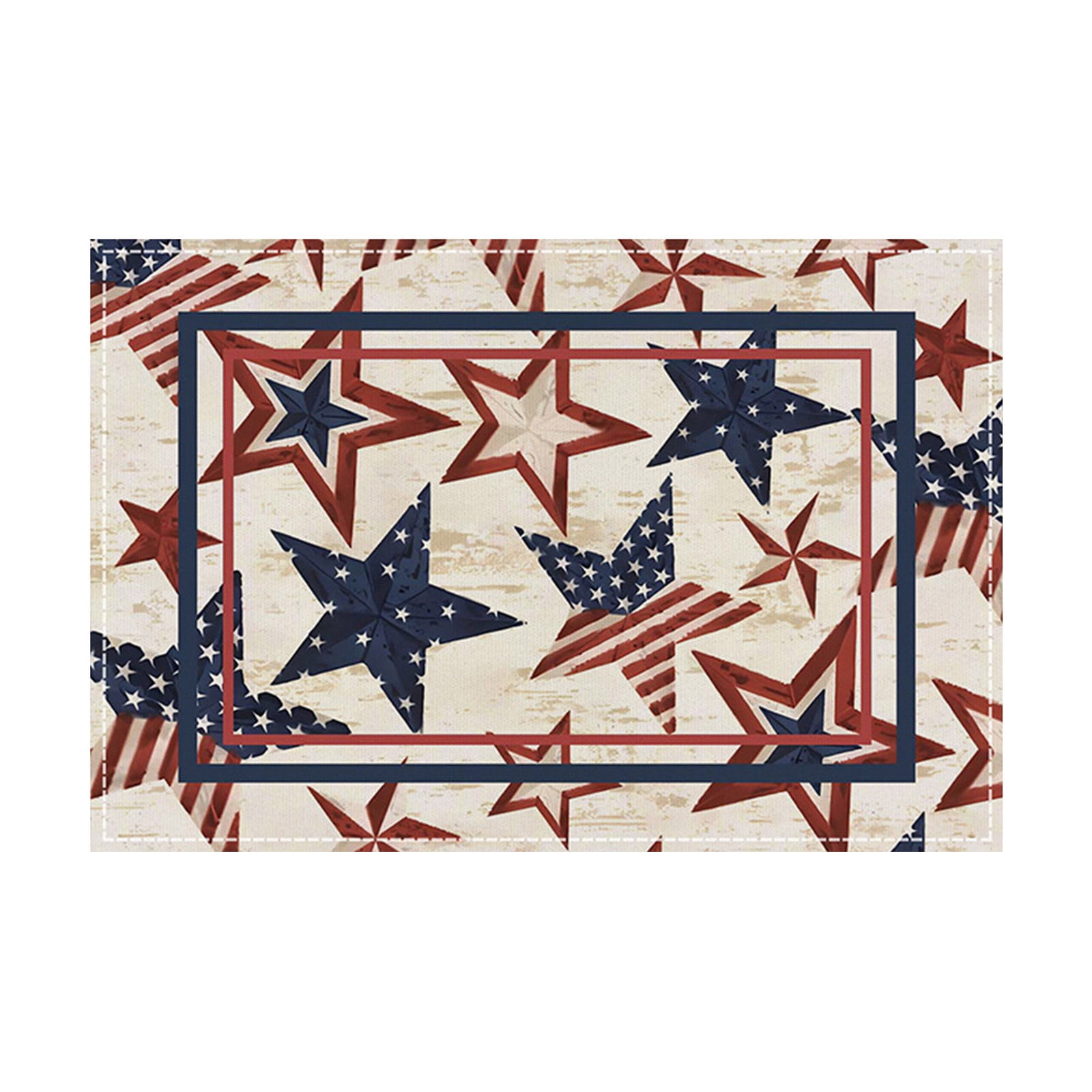 dajkiuy 4th of July Placemats,Independence Day Tables Mats,Patriotic ...
