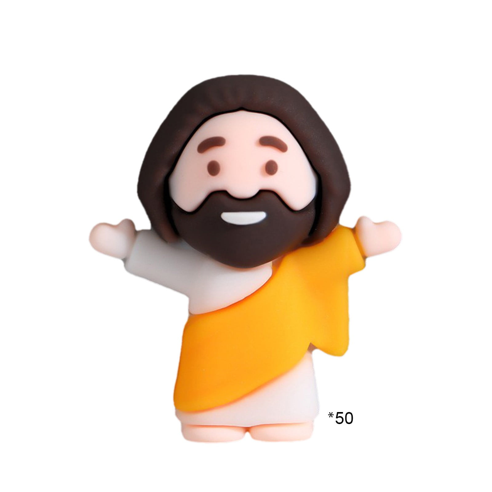 dajkiuy 50Pcs Little Jesus Figures Bulk Easter Mini Jesus Figurine Toys ...