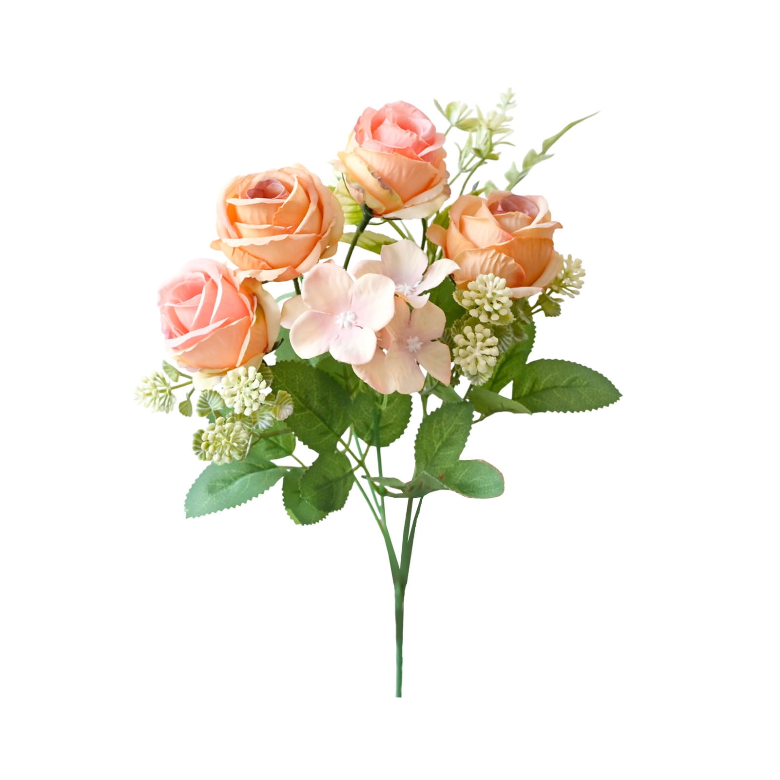 dajkiuy Artificial Roses with Stems, 12.3 inch Realistic Roses ...