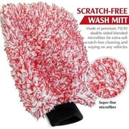Slick Products Extra Plush Washing Mitt, Premium Microfiber, Maximum ...
