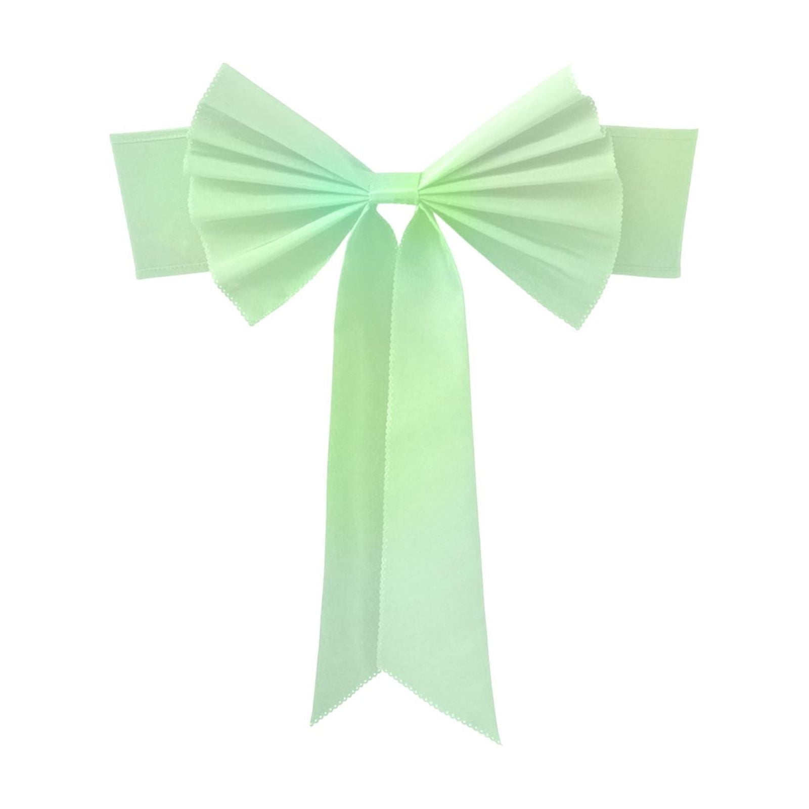 dajkiuy Chair Sashes Bows, Chair Ribbon Ties Back Sash for Wedding ...