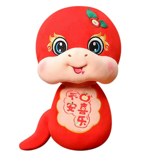 dajkiuy Chinese New Year Plush Snake Animals 2025 Year of The Snake ...