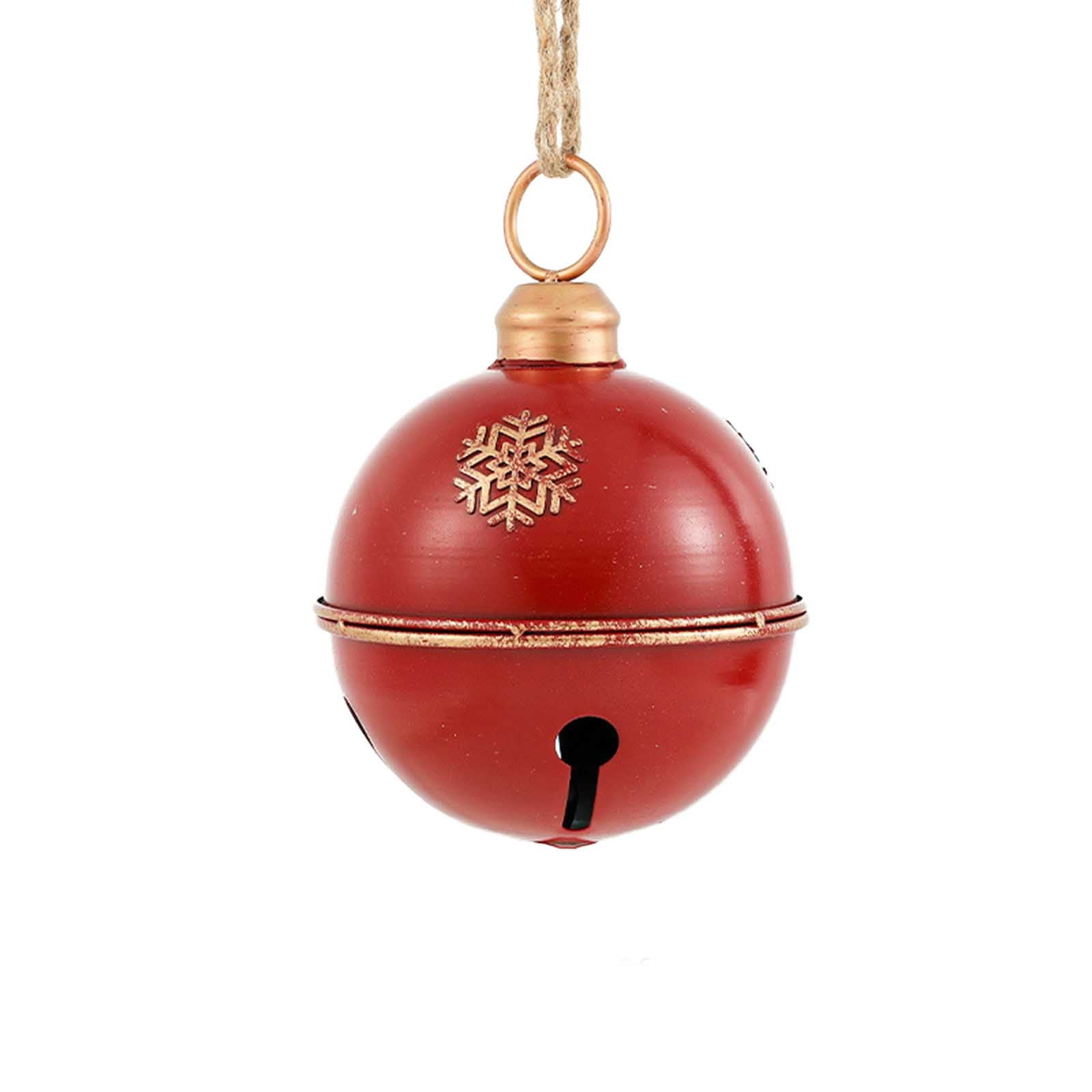 dajkiuy Christmas Jumbo Jingle Bell, Christmas Tree Bell Ornaments ...