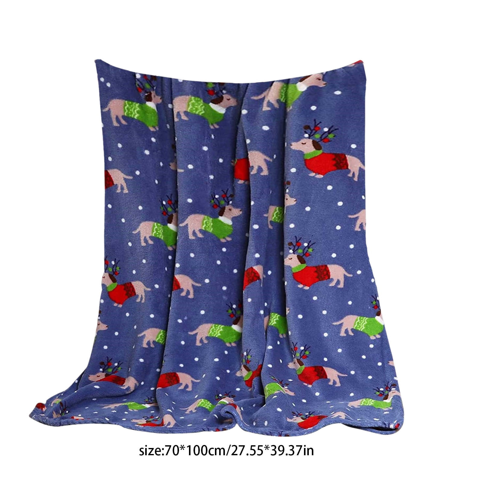 dajkiuy Christmas Throw Blanket, Super Soft Light Weight Blanket Fleece ...