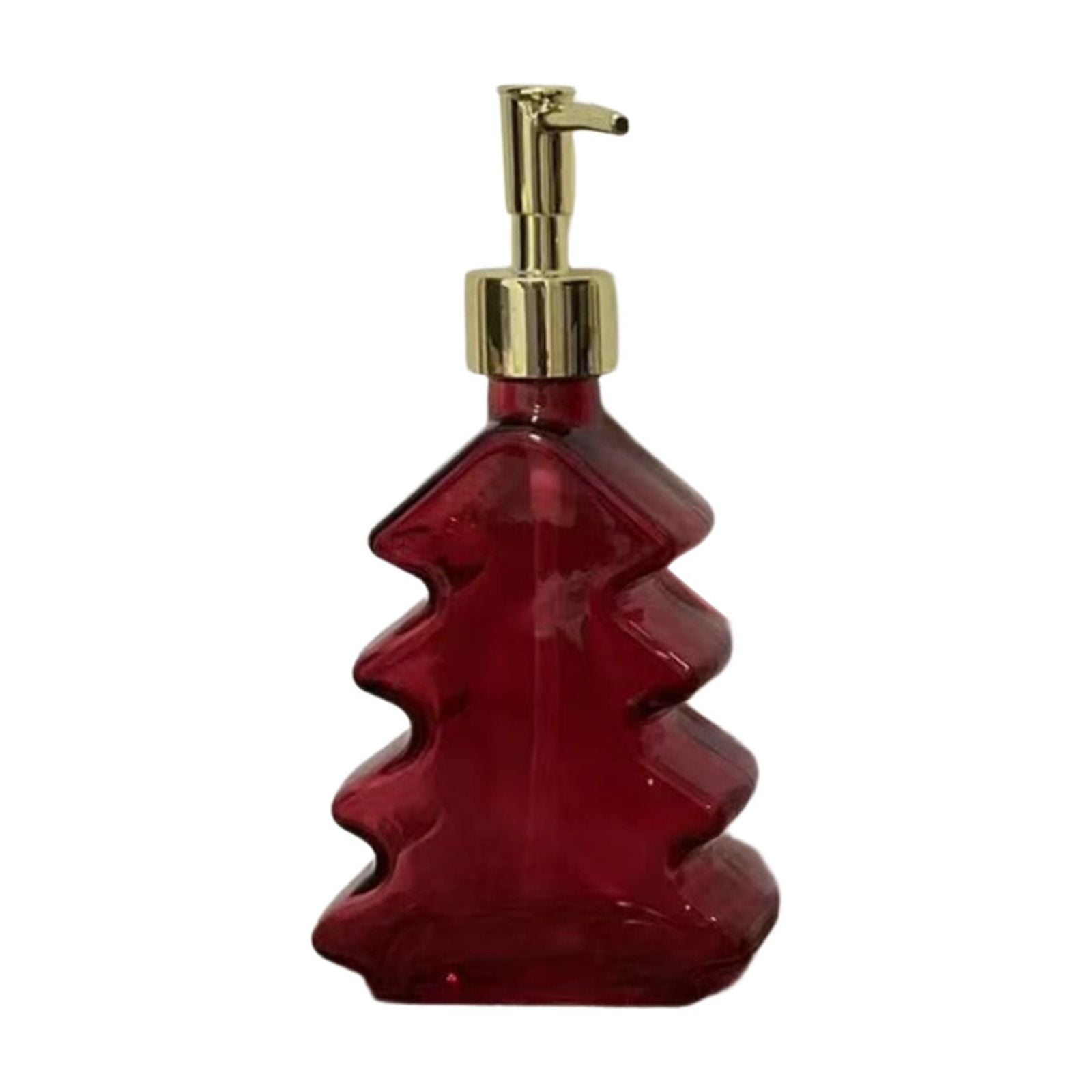 dajkiuy Christmas Tree Shaped Hand Soap Dispenser, Glass Dish Soap ...