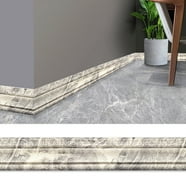 Art3d 96'' x 3.15'' Wall Baseboard Molding Trim,High Impact Polystyrene ...