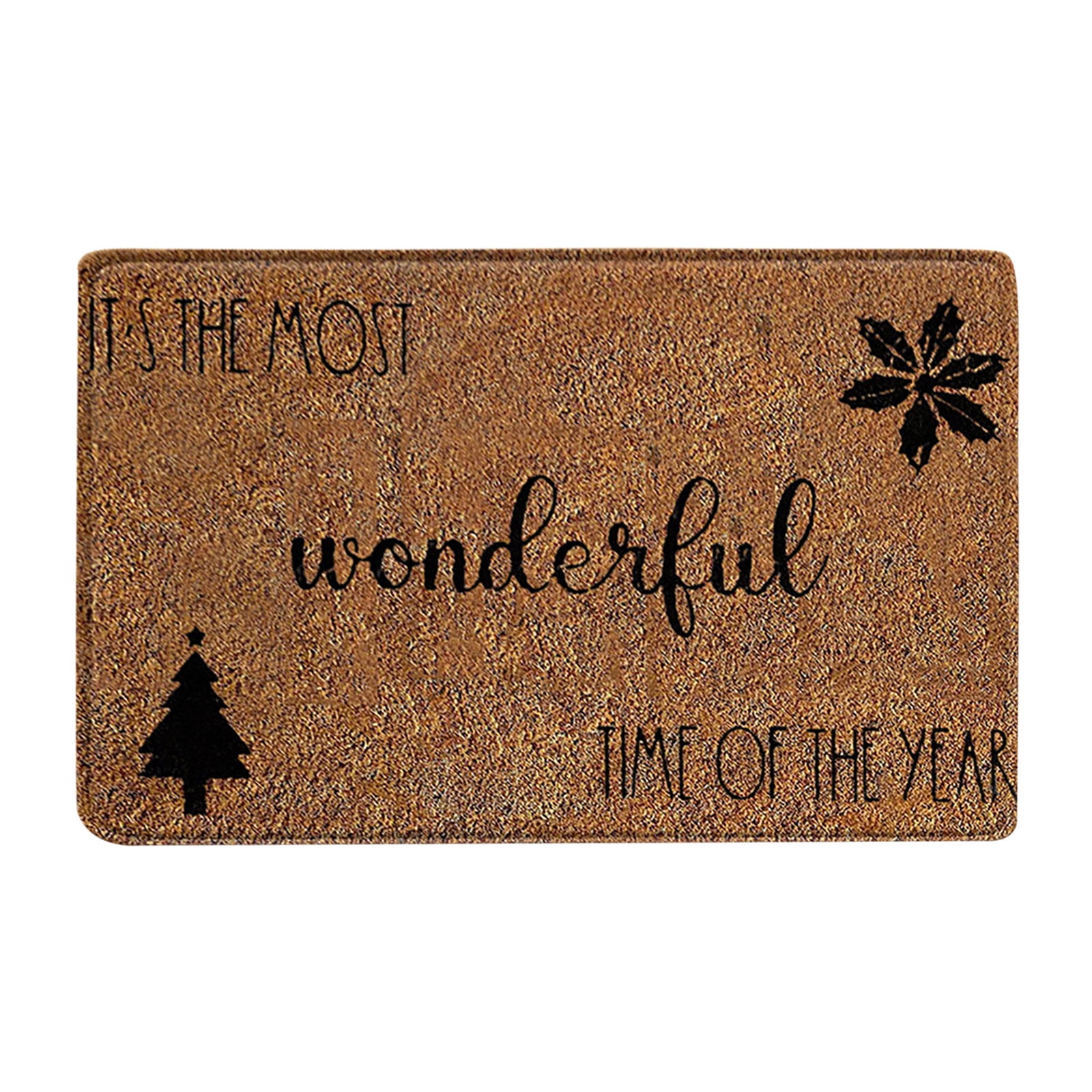 dajkiuy Christmas Door Mats Winter Door Mat Non Slip Farmhouse Welcome ...