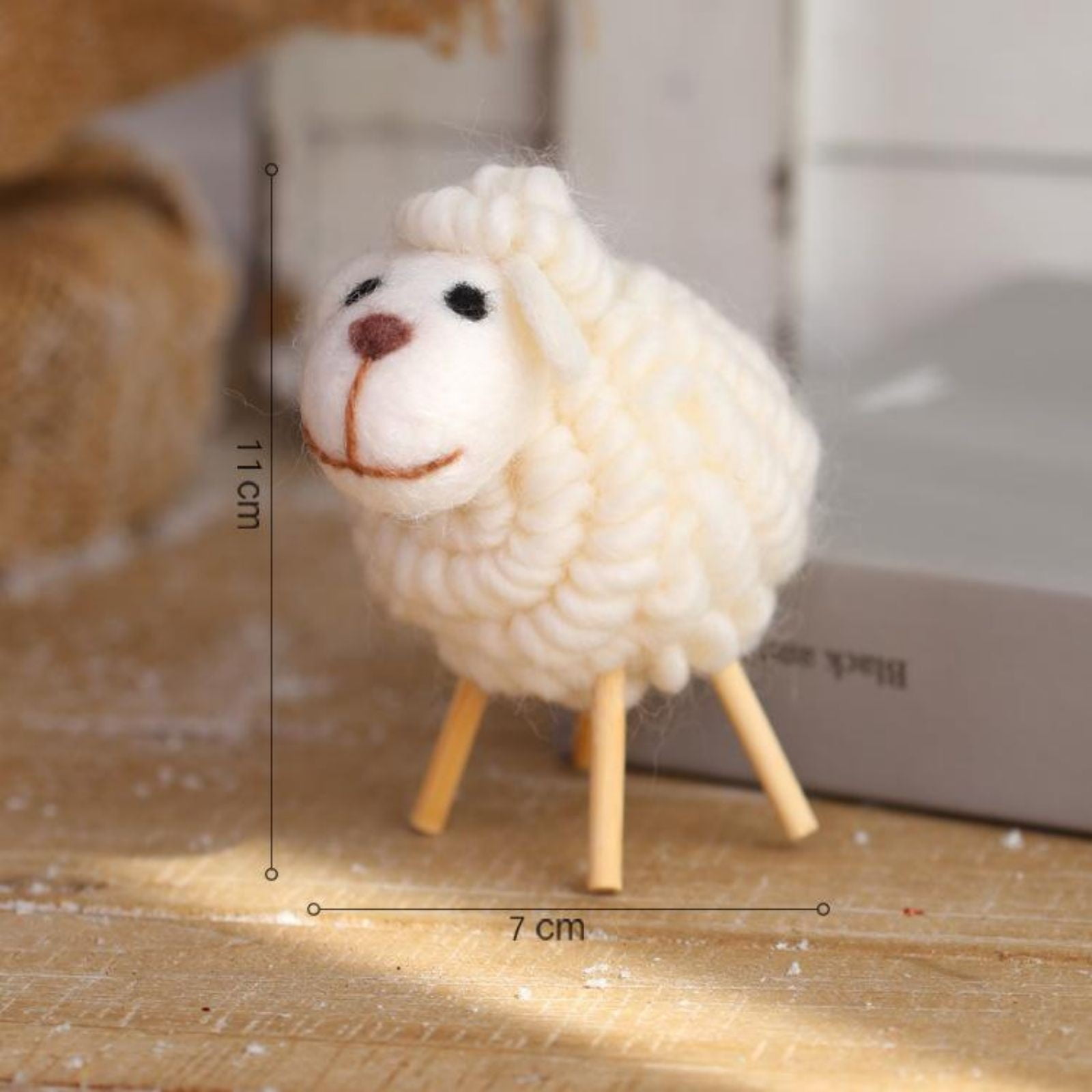 dajkiuy Clearance Cute Lamb Hanging Decoration,Felted Wool Sheep Decor ...