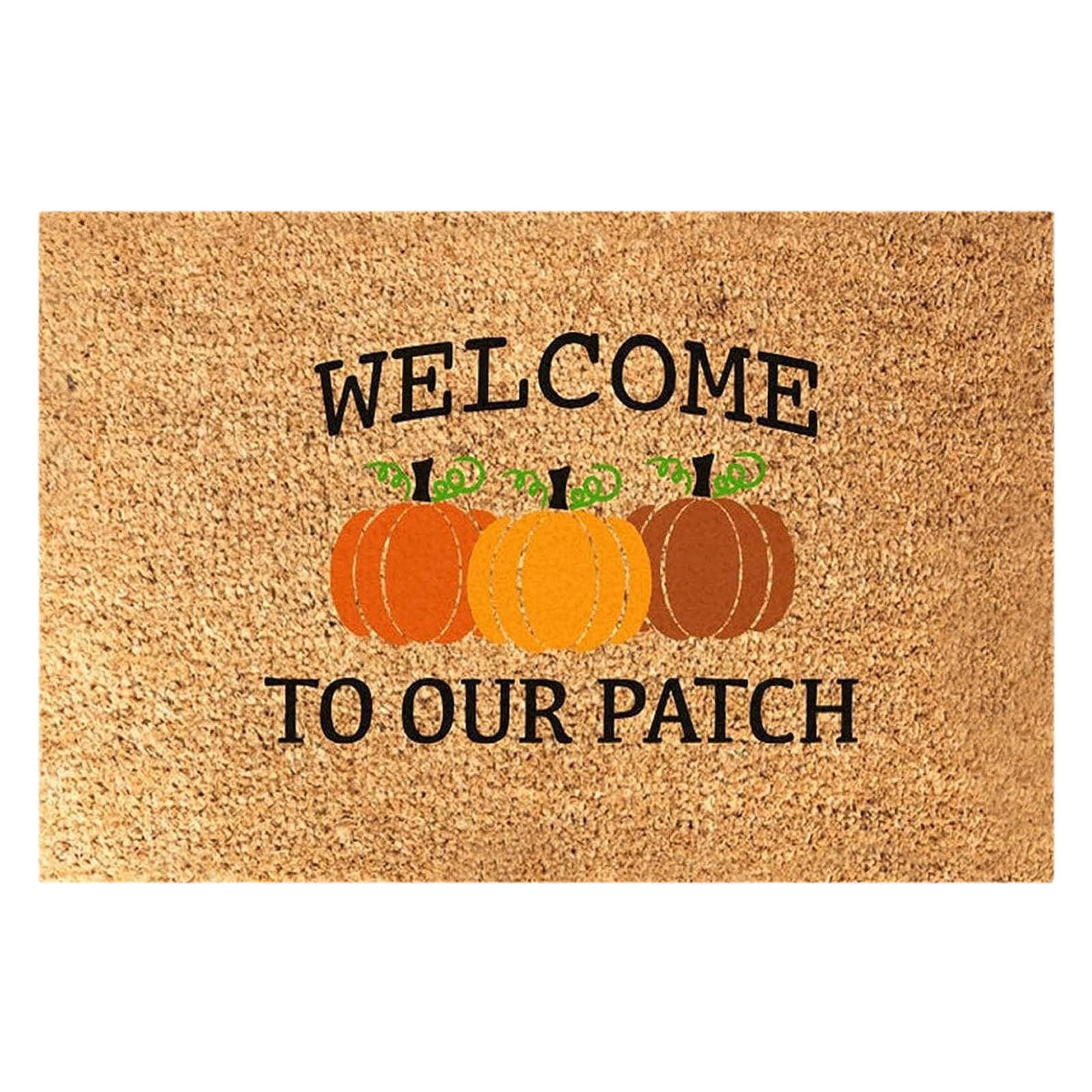 dajkiuy Clearance Halloween Fall Door Mat Doormat Funny Text Decor ...
