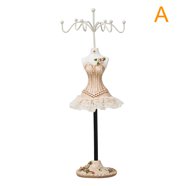 Sfugno Wooden Earring Display Stand with Metal Hooks, Portable Jewelry ...