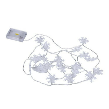 Wovilon 4M 96 LED Snowflake String Lights for Party, Wedding, Holiday ...