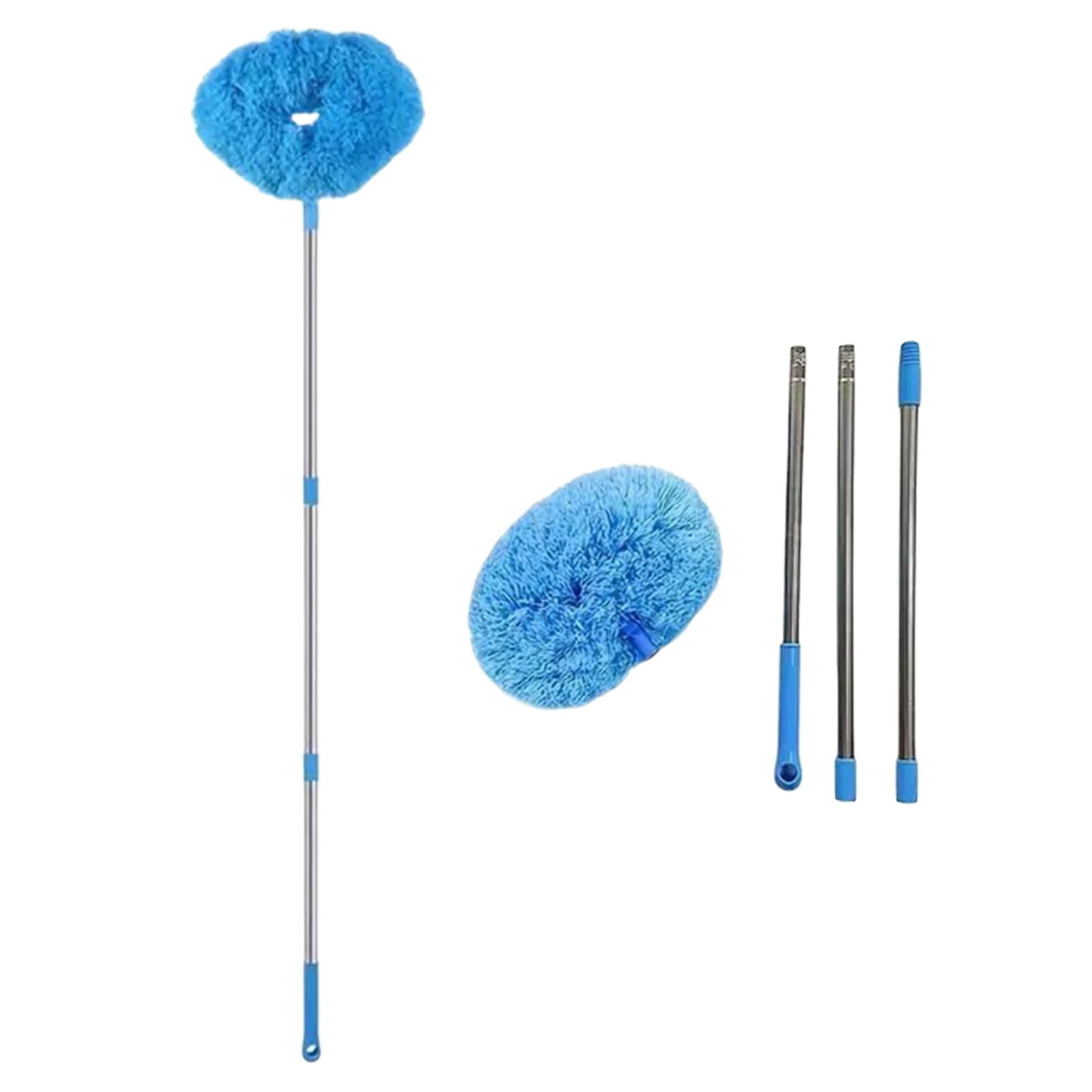 dajkiuy Washable Ceiling Fan Cleaner,Fuzzy Fan Duster with Long Handle ...