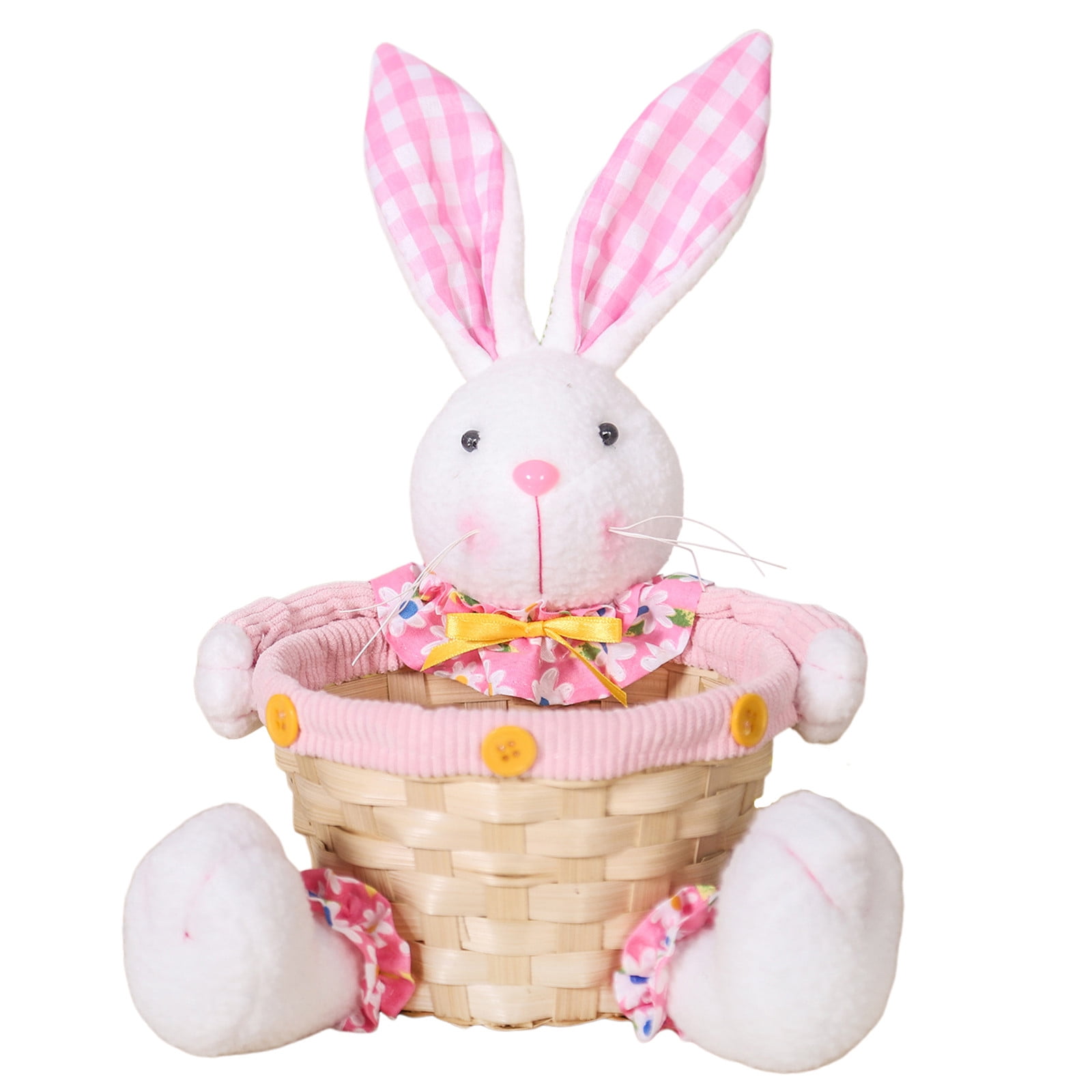 dajkiuy Easter Baskets,Personalized Easter Basket,Handmade Bunny ...