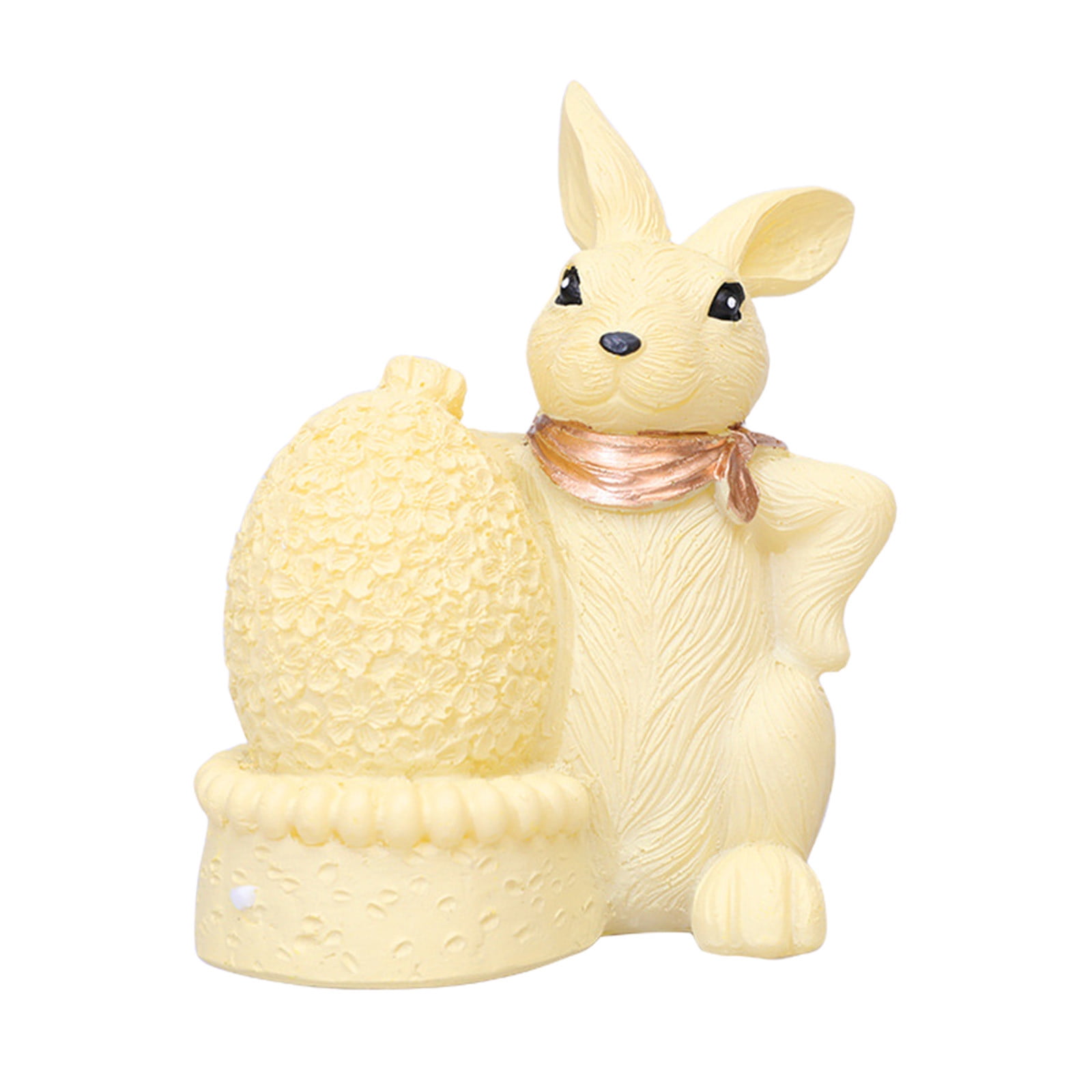 dajkiuy Easter Bunnies Figurines，Outdoor Statues Home Garden Sculpture ...