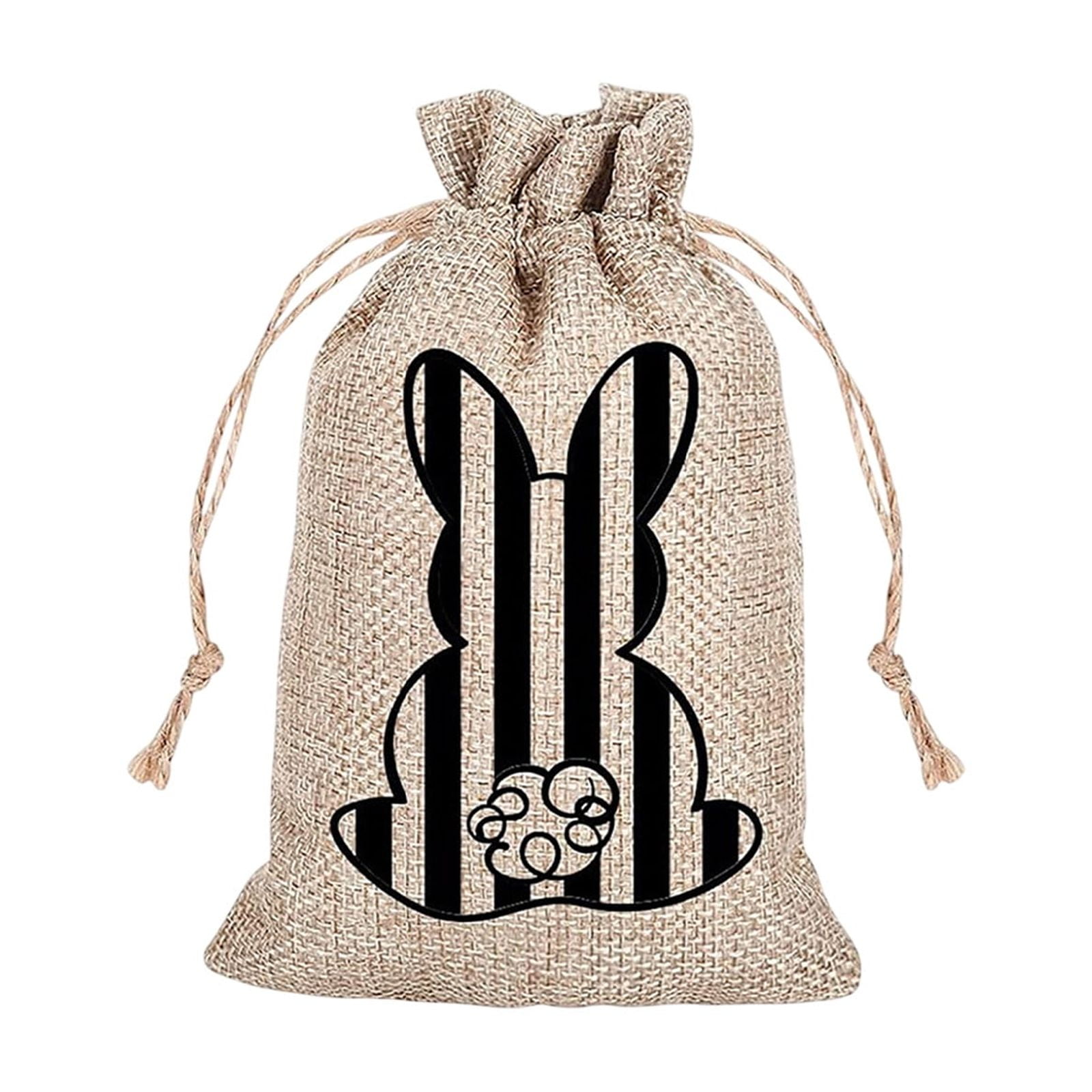 dajkiuy Easter Bunny Party Candy Box Gift Bag Gift Packaging Linen ...