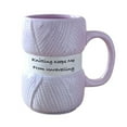 dajkiuy Funny Knitting Gift Mug, Ceramic Tea Coffee Mugs, Gift for ...