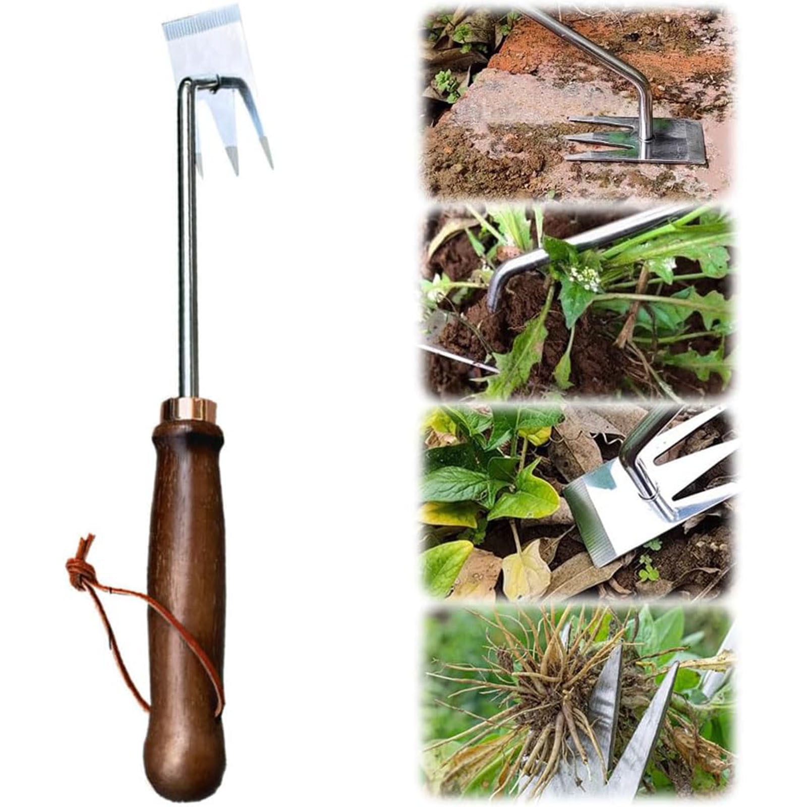 dajkiuy Gardening Hand Weeds Cutter Weeding Garden Tools Uprooting ...