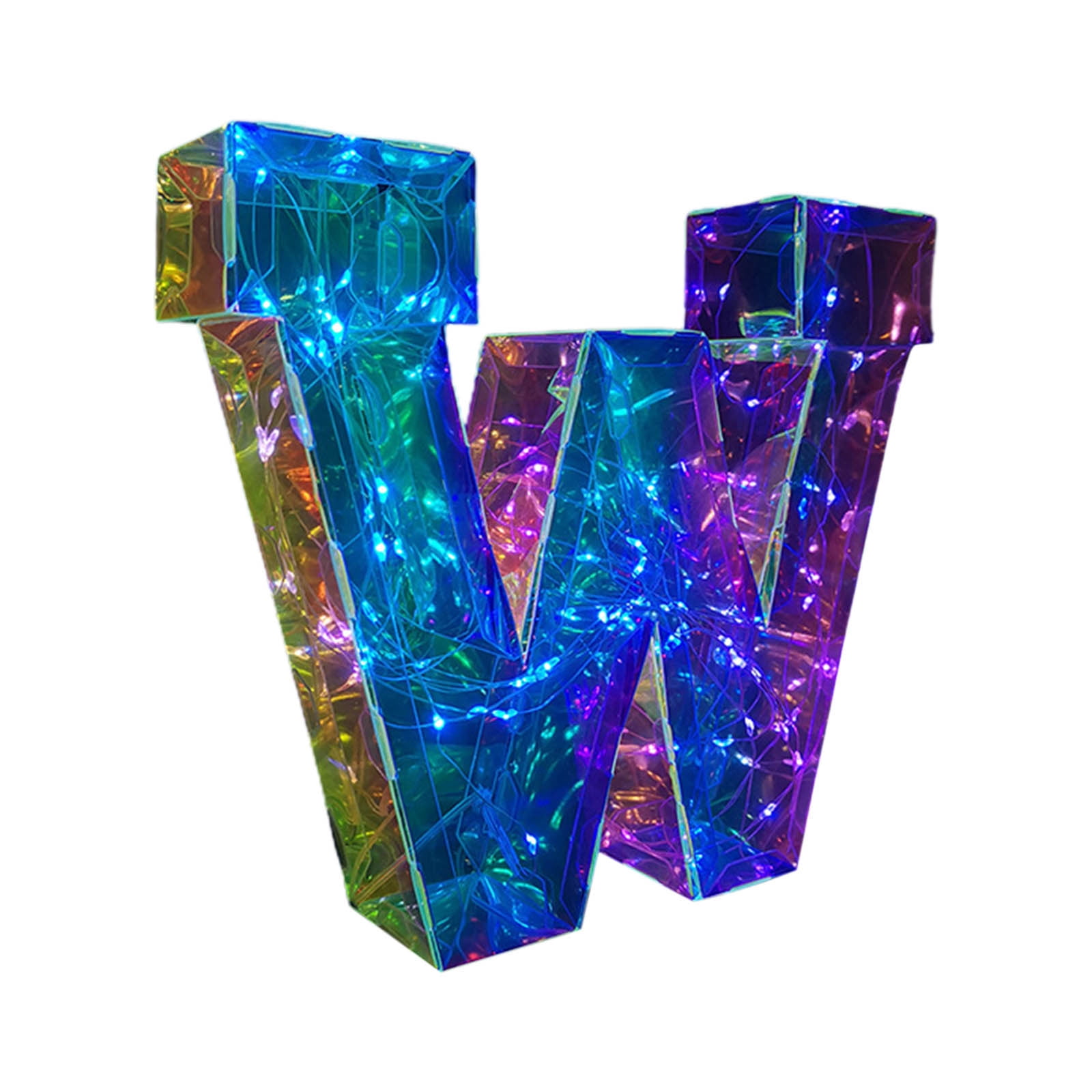 dajkiuy Light Up Colorful LED 26 Initial Letter lights, Letters Sign ...