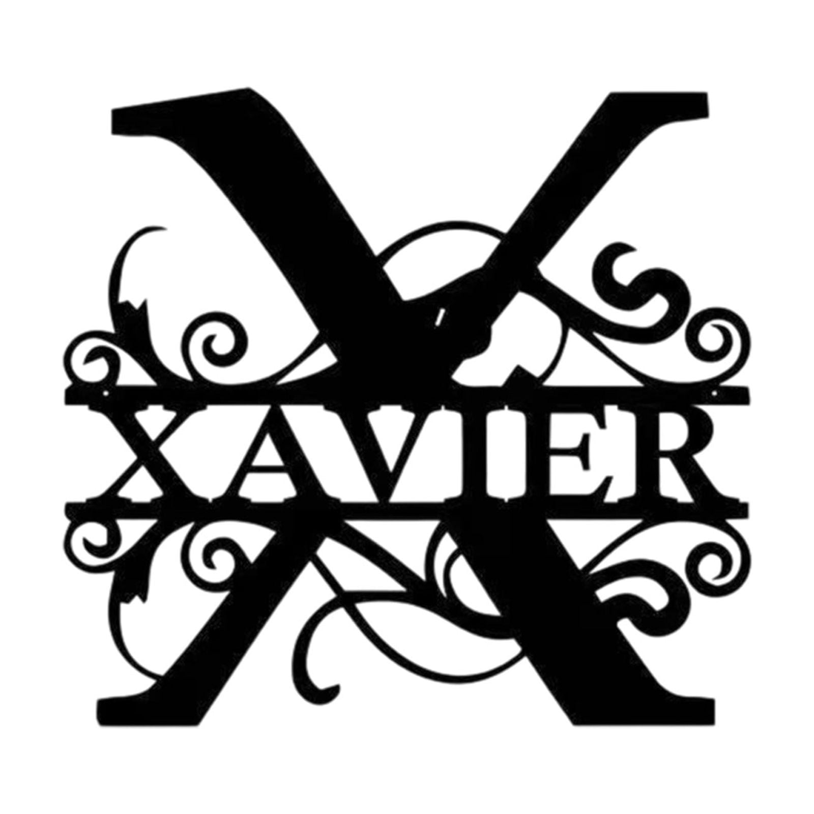 dajkiuy Metal Wall Art, Black Decorative Alphabet Signs, Outdoor ...