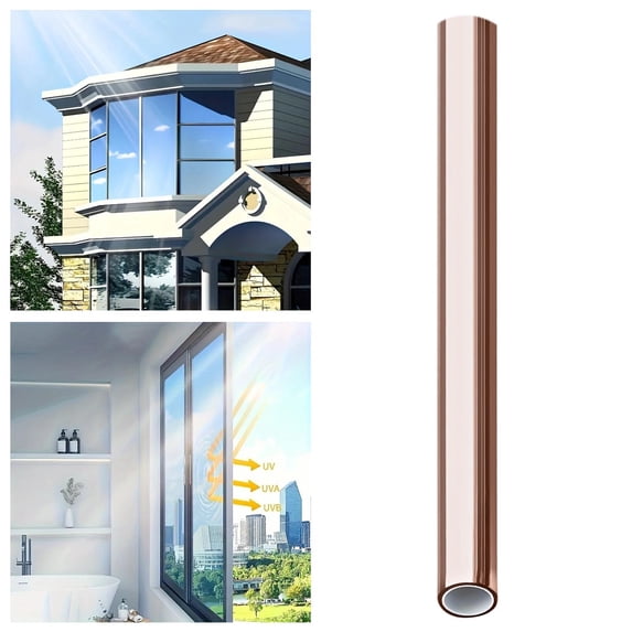dajkiuy One Way Window Privacy Film, Privacy Sun Blocking Reflective ...