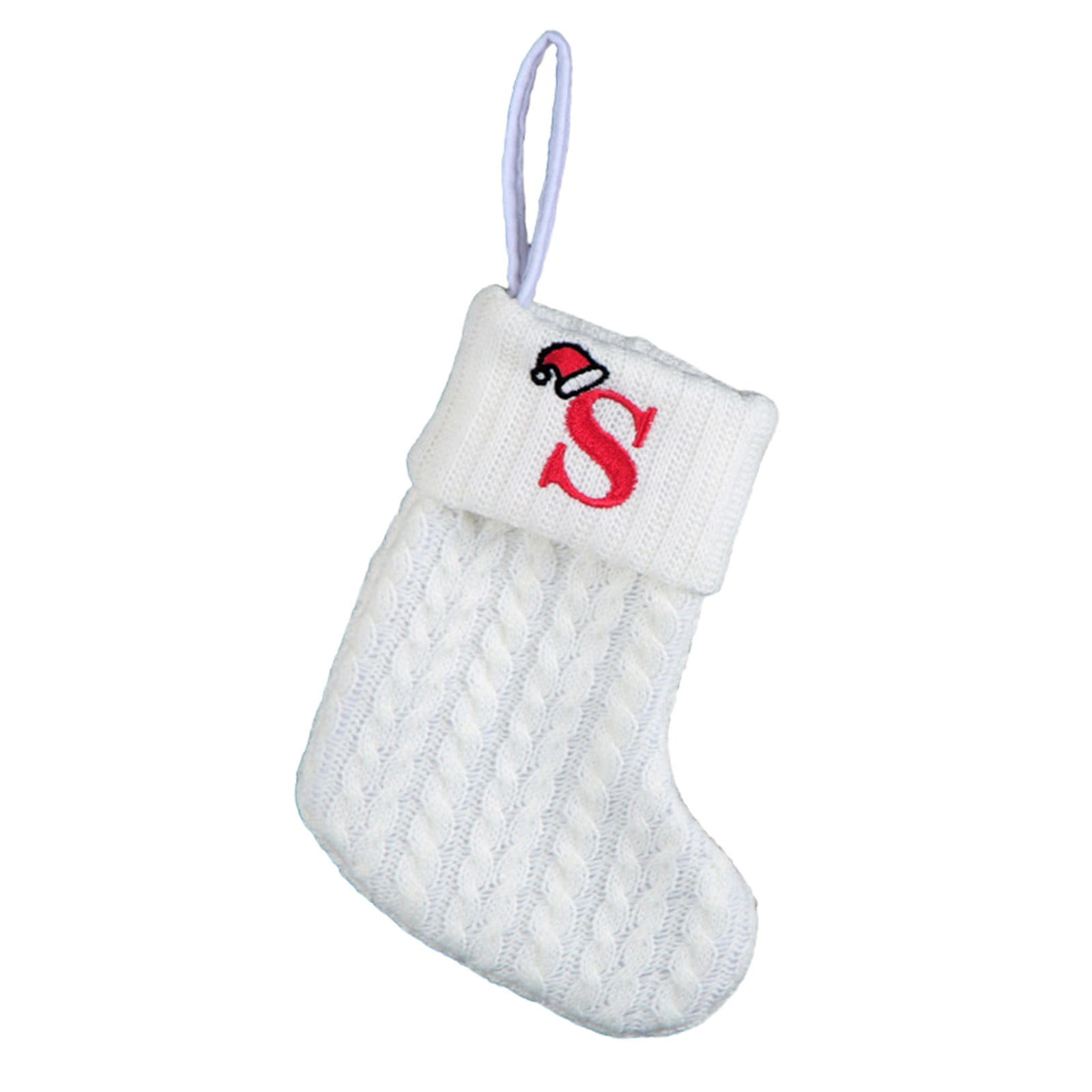 dajkiuy Personalized 26 Initial Letter Christmas Stocking - 7.8 ...
