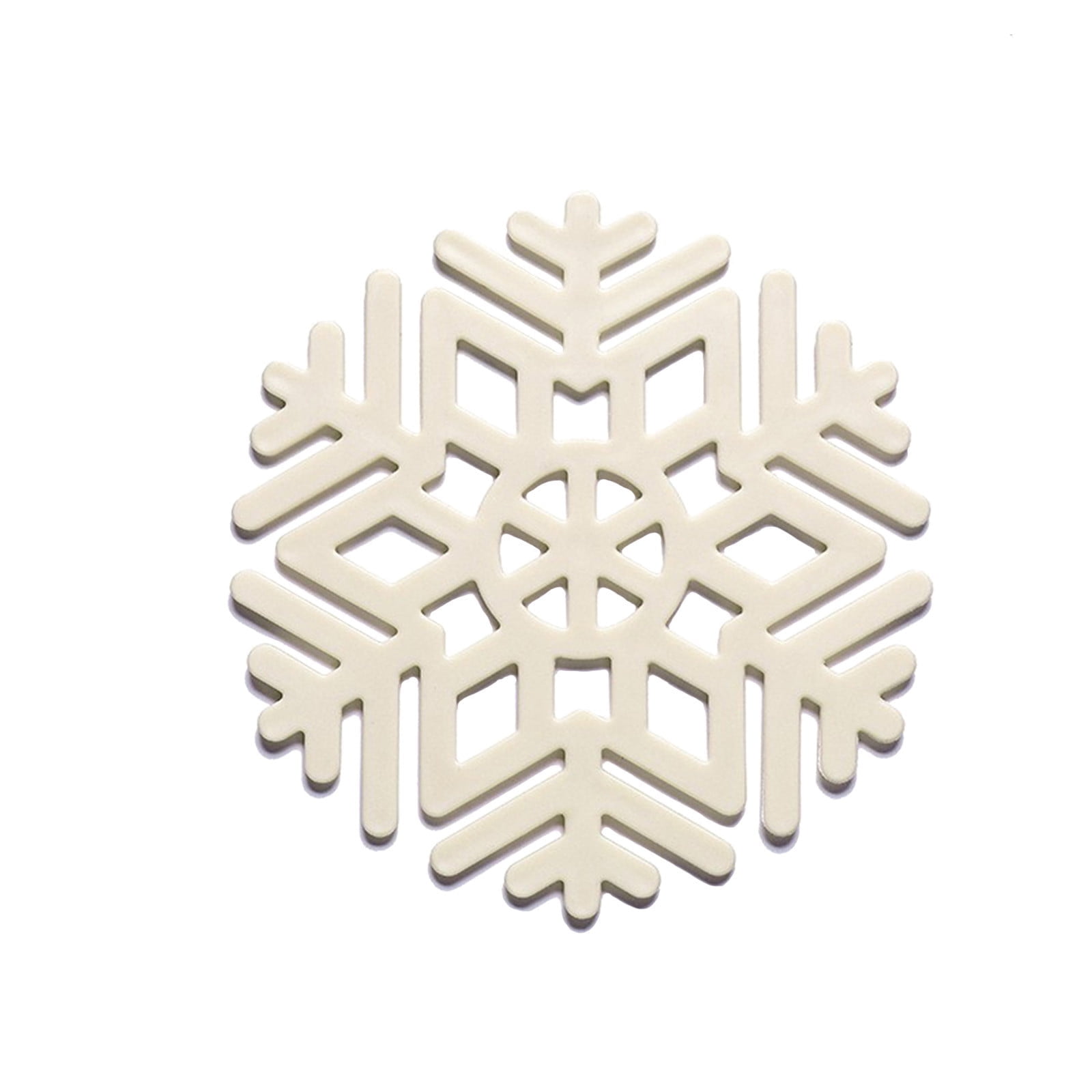 dajkiuy Silicone Snowflake Trivet Mat, Christmas Holiday Trivets for ...