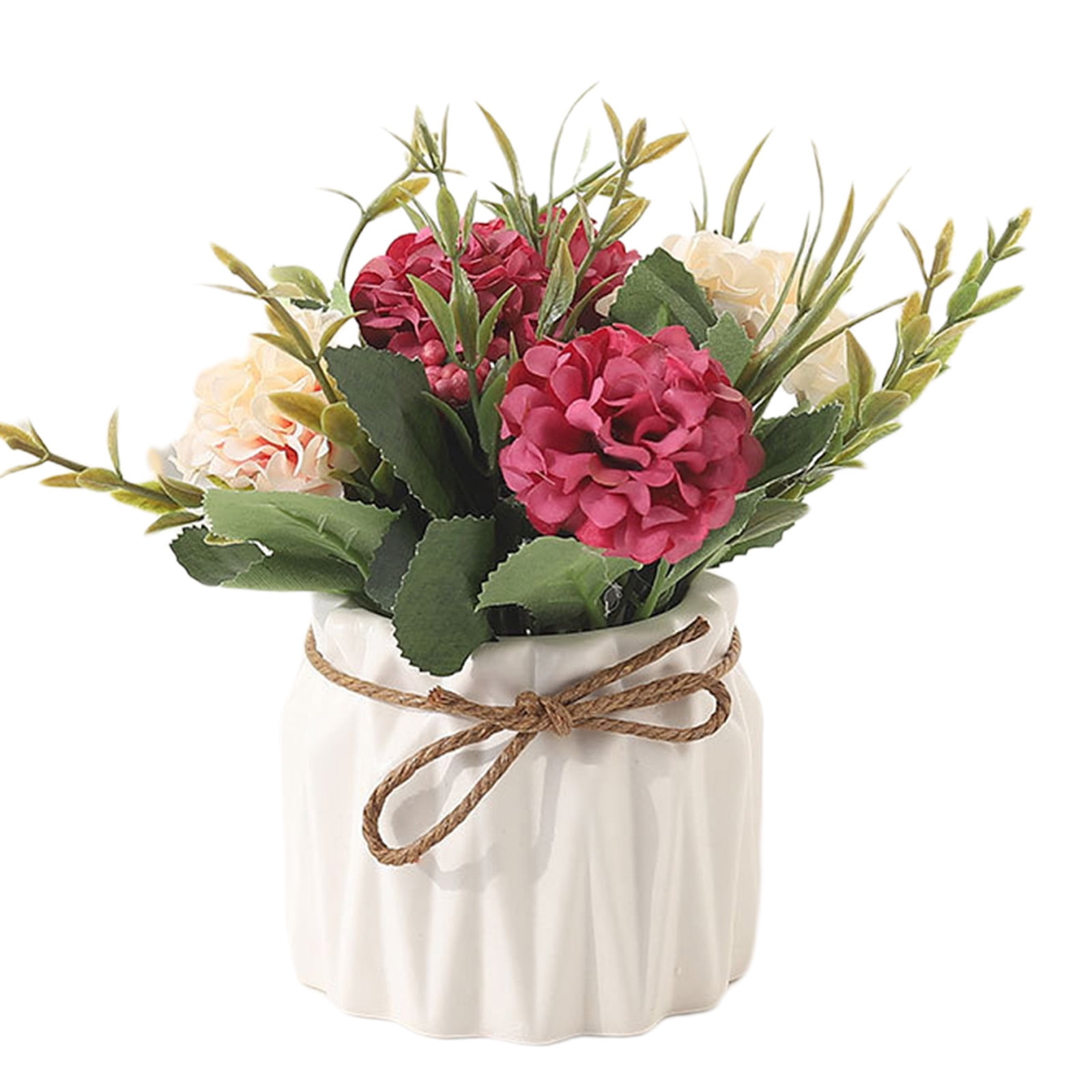 dajkiuy Simulation Potted Plastic Artificial Flowers Simulation Flower ...