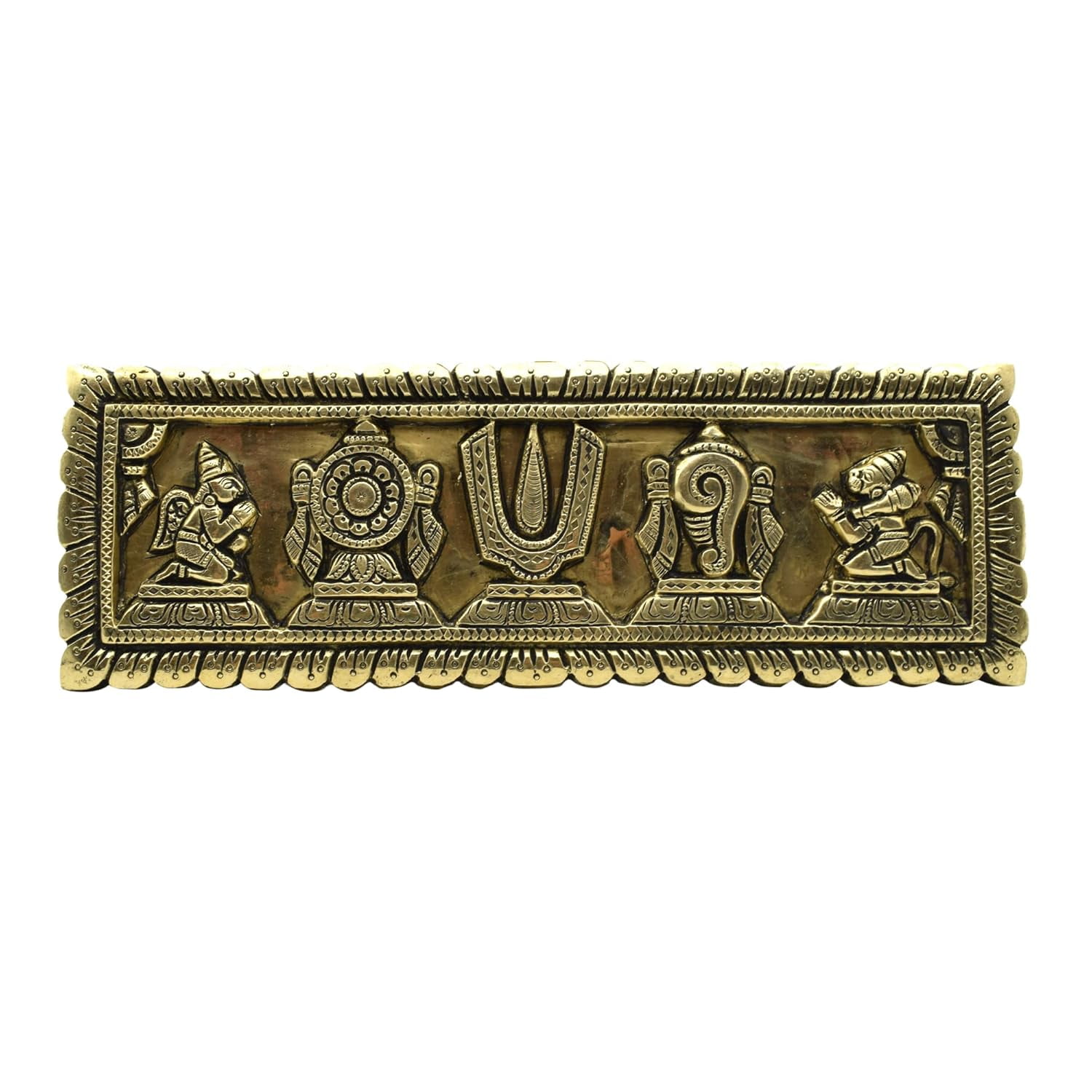 dalvkot Brass Shankh Chakra Namah Namalu Tirupati Balaji Venkateswara ...