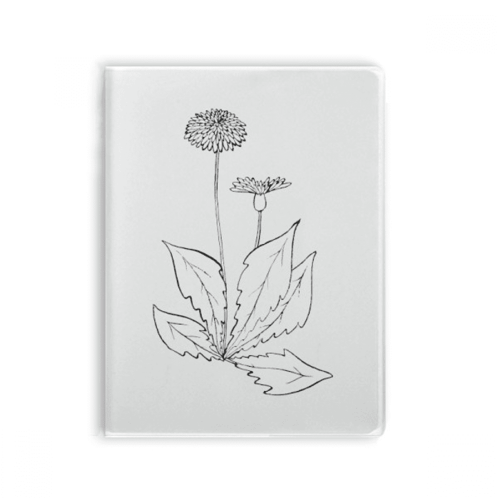 dandelion flower notebook gum cover diary soft cover journal - Walmart.com