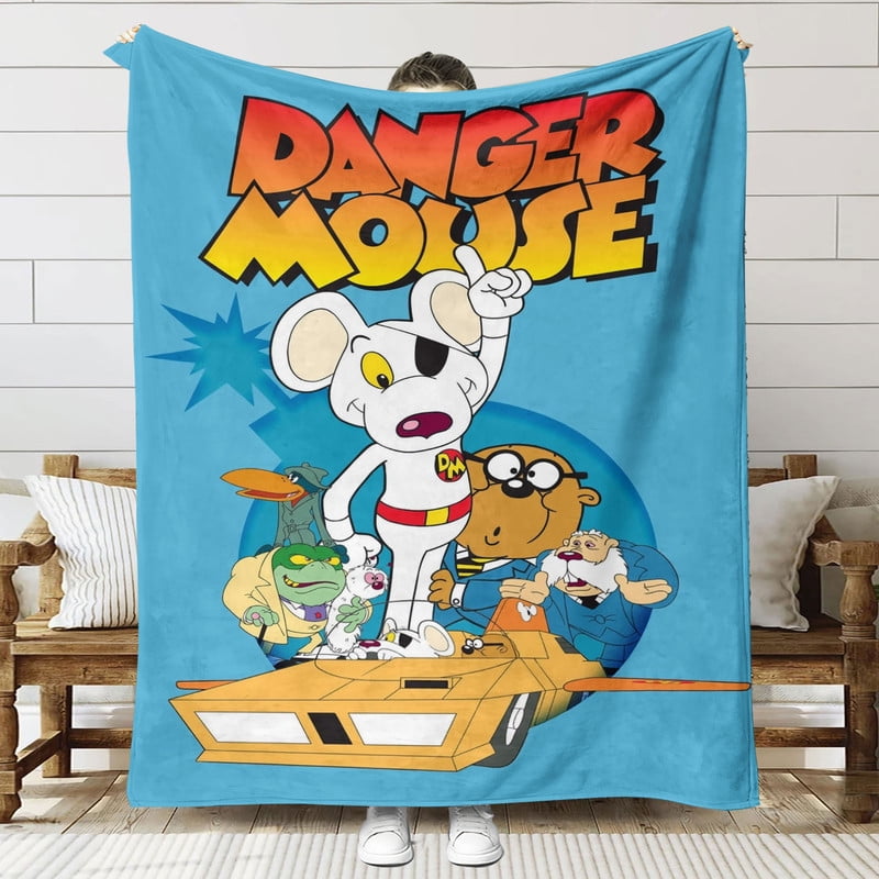 danger mouse Throw Blanket Gifts for Fans Lover Girls Boys Women ...