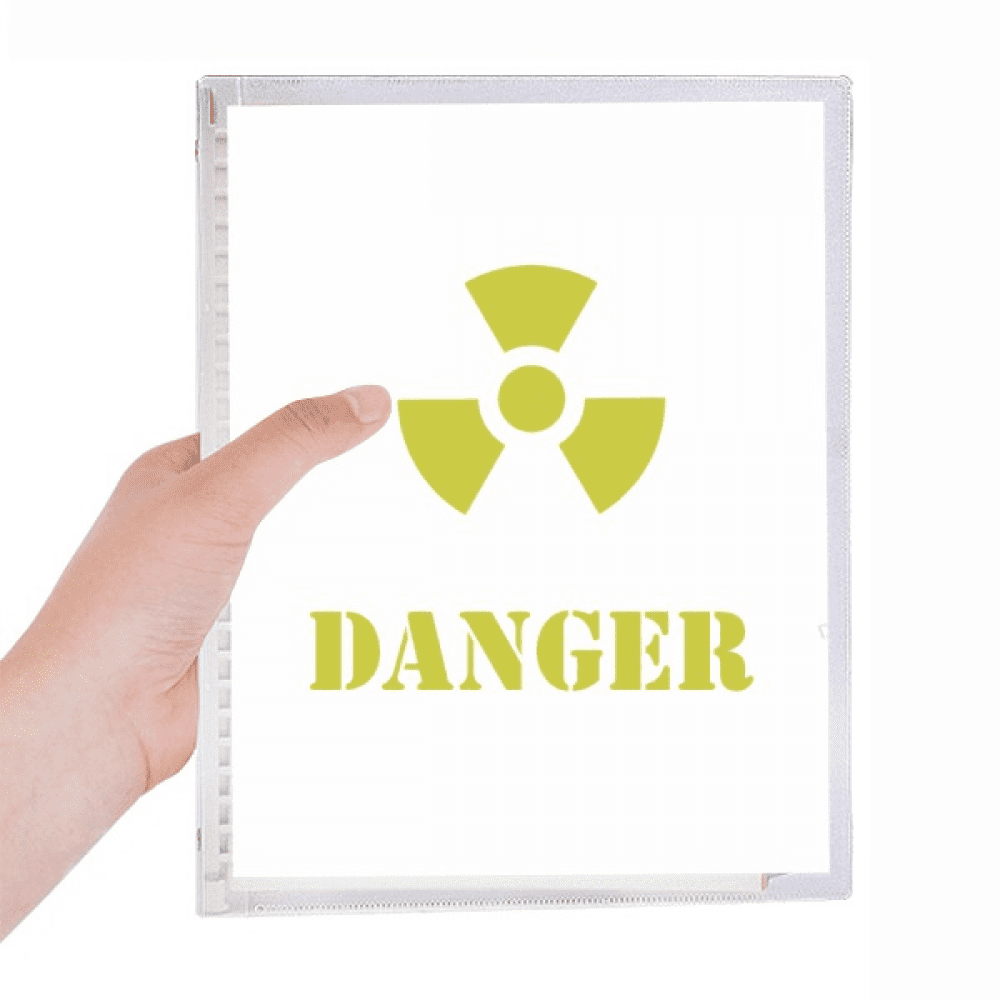 danger nuclear body lucky notebook loose diary refillable journal ...