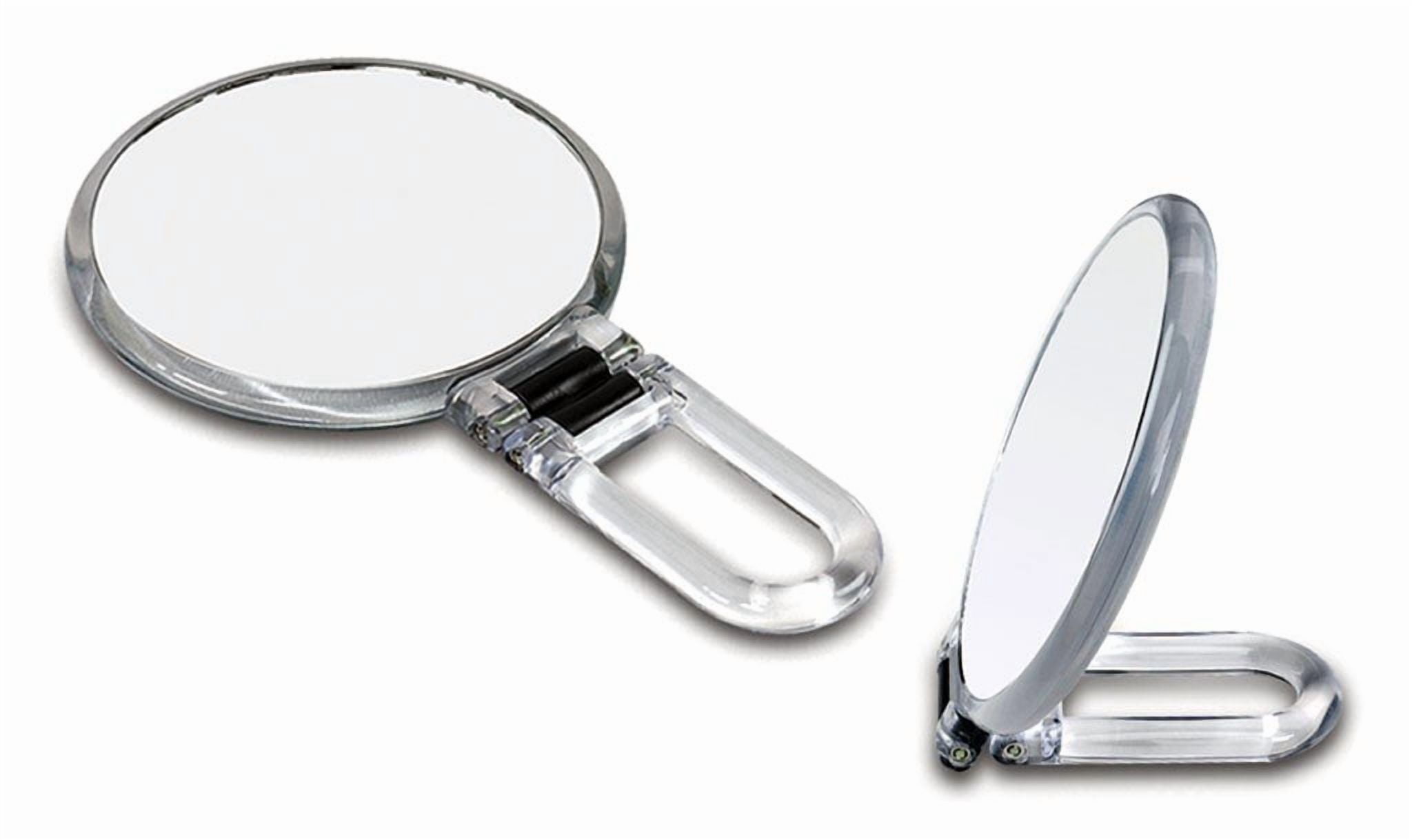 danielle creations 5.5-inch folding 2-sided hand mirror, 10x ...