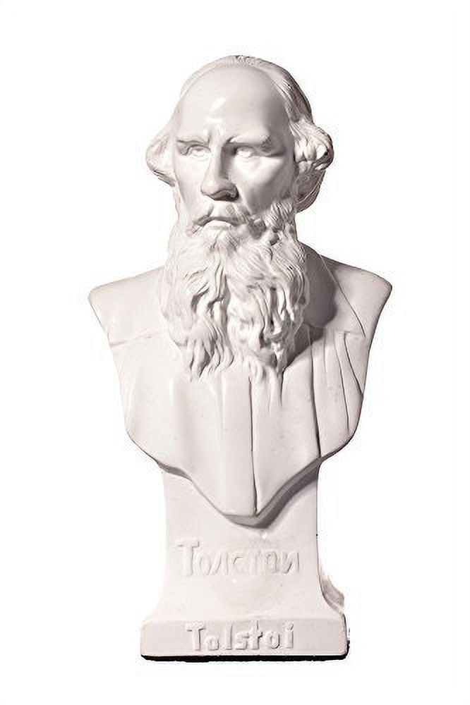 danila-souvenirs Russian Writer Leo (Lev) Tolstoy Marble Bust Statue ...