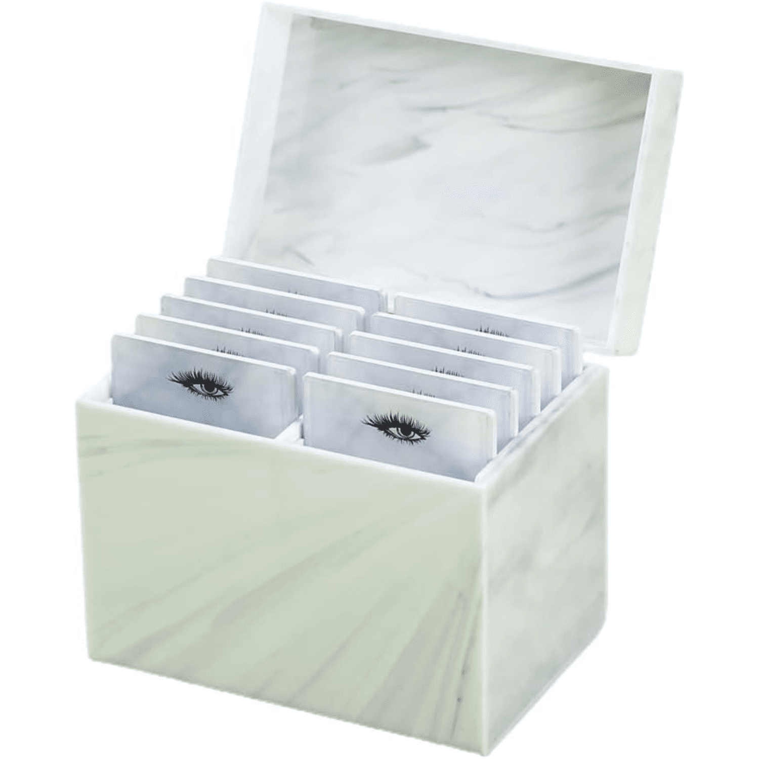 danneibiubiu 5 Layers Acrylic Eyelash Storage Makeup Eyelashes ...