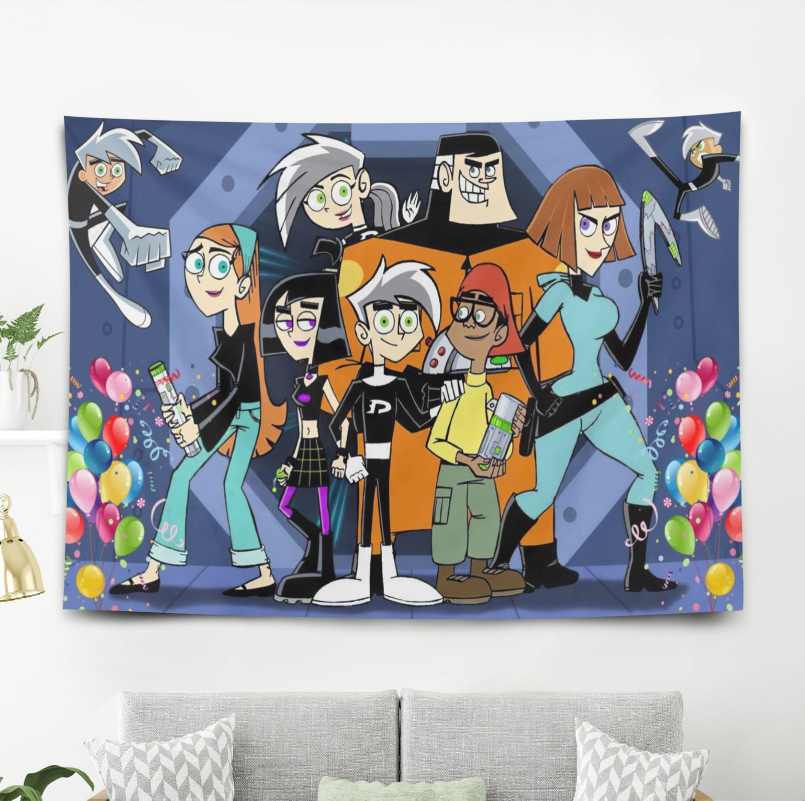 danny phantom Tapestry Gift Wall Hanging Backdrop for Room Bedroom ...